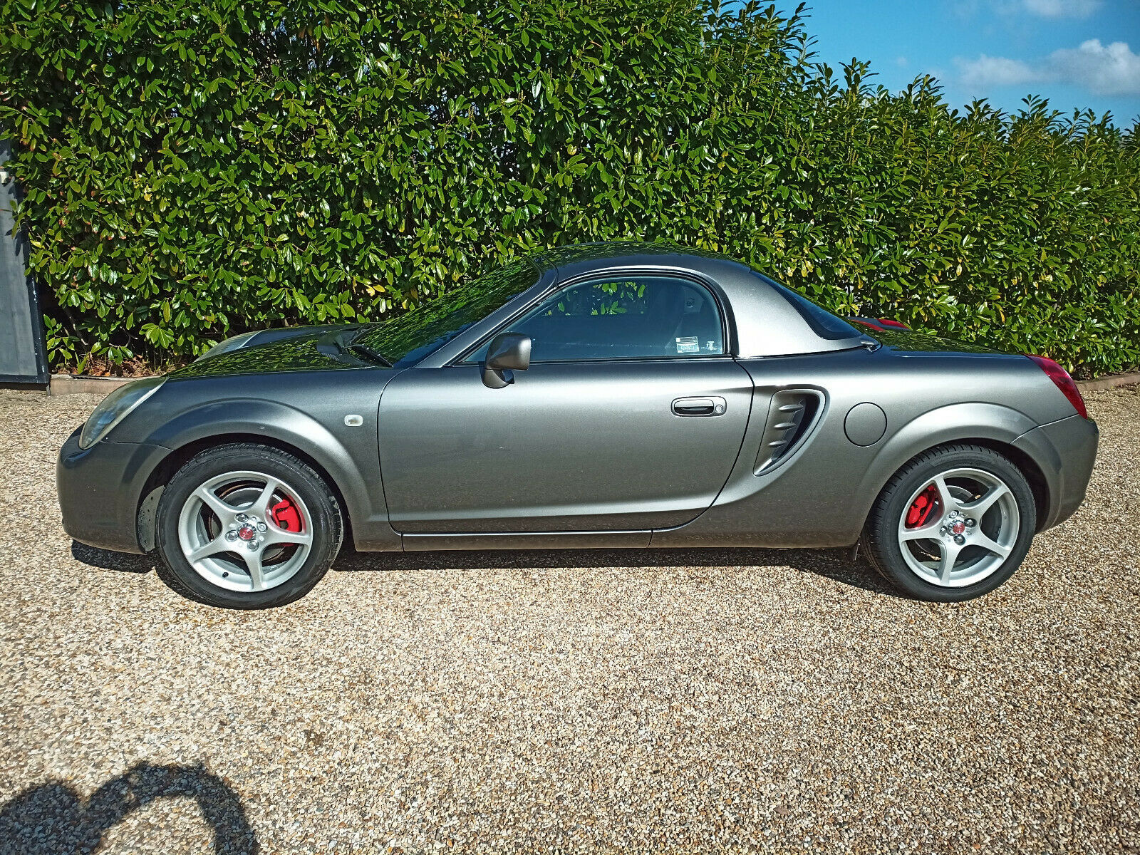 2005 TOYOTA MR2 ROADSTER 1.8VVTI 106K SABLE GREY BLACK LEATHER HARD TOP ...