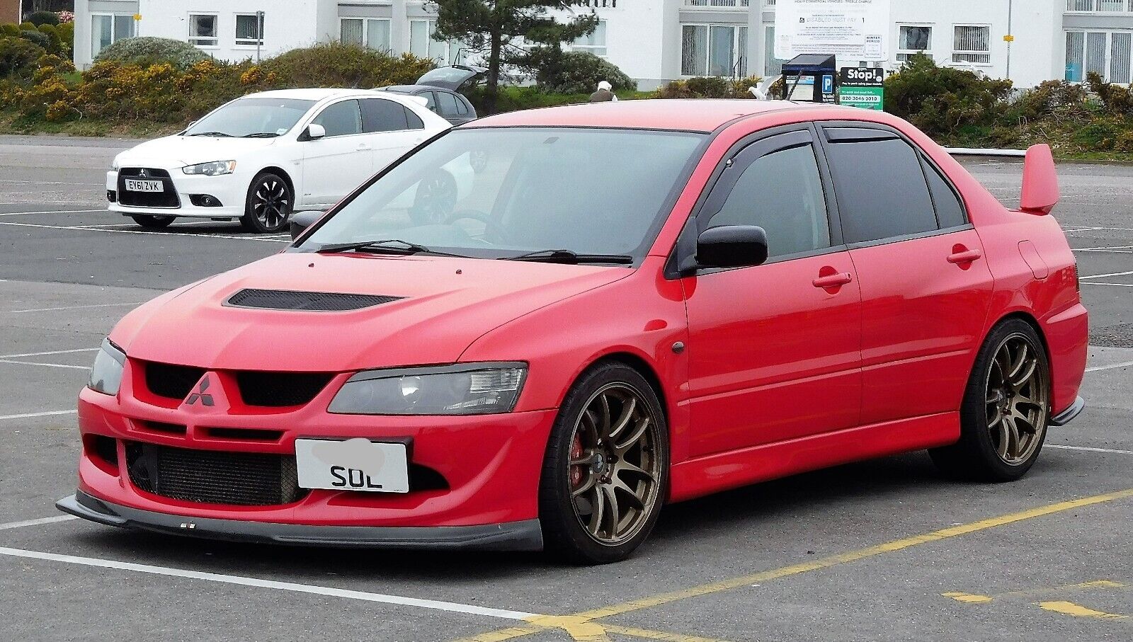 2004 Mitsubishi Evo 8 Evolution VIII Palma Red UK car 82000mls For Sale ...