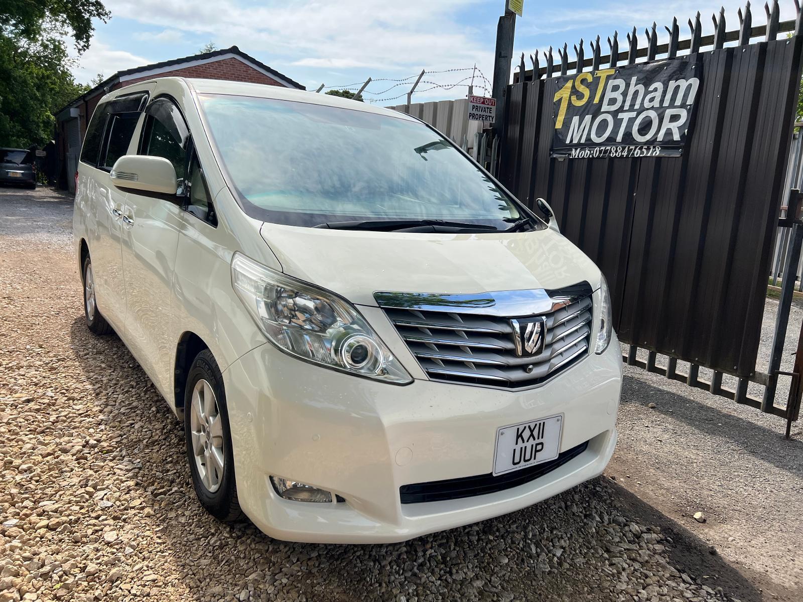 2011 11 Reg Toyota Alphard 2.4 Petrol Auto Mpv 8 Seat DVD Reverse Camer ...