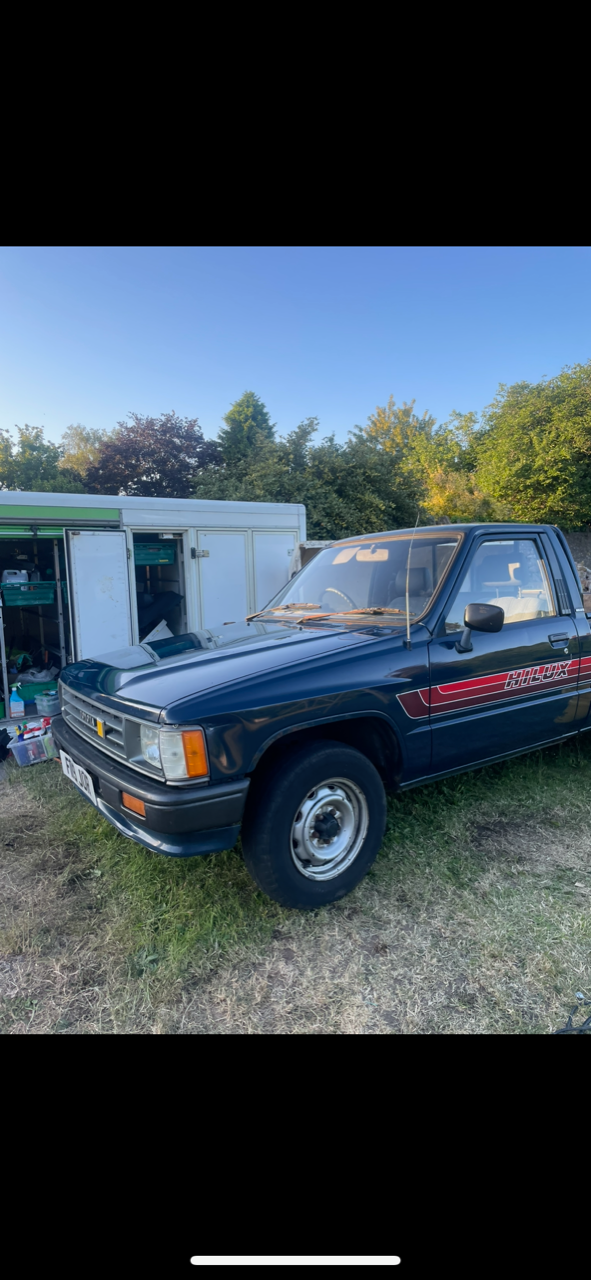toyota hilux mk2 2wd 1988 60k from new 1.8 petrol For Sale (1988) for £ ...