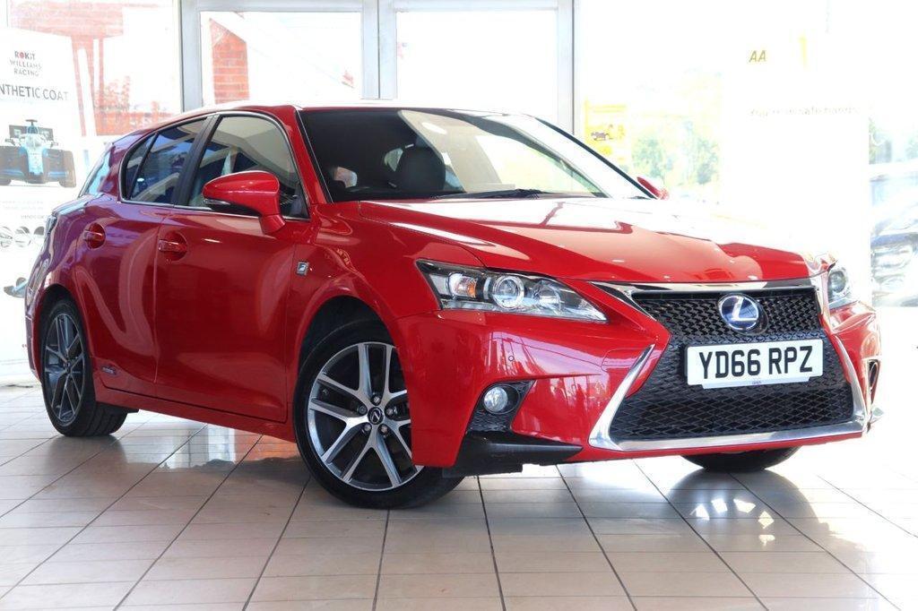 2016 66 LEXUS CT 1.8 200H F SPORT 5D 134 BHP HYBRID AUTOMATIC For Sale ...