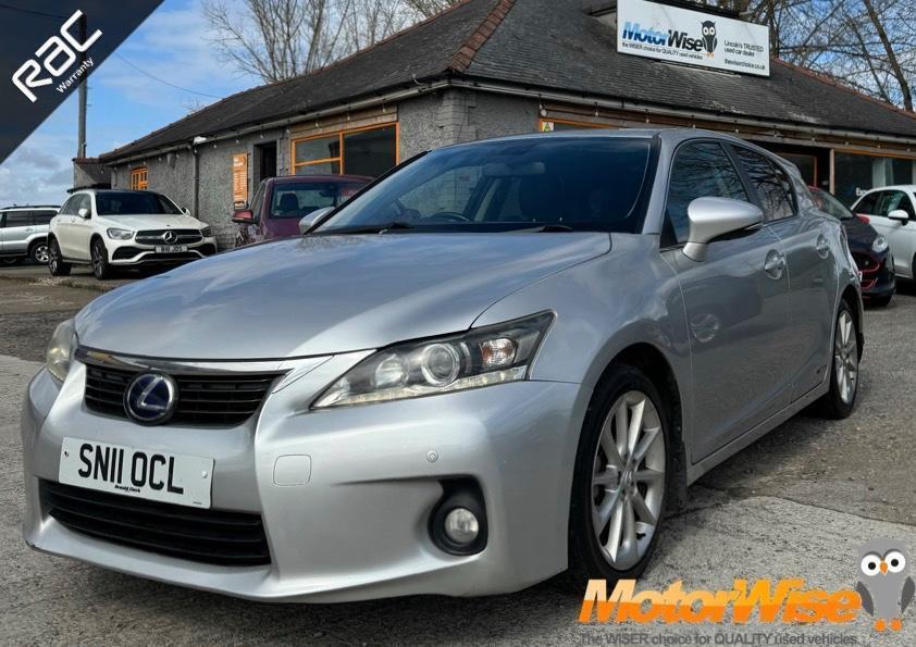 2011 Lexus CT 200h 1.8 SE-L 5dr CVT Auto SILVER RAC GOLD WARRANTY GREAT ...