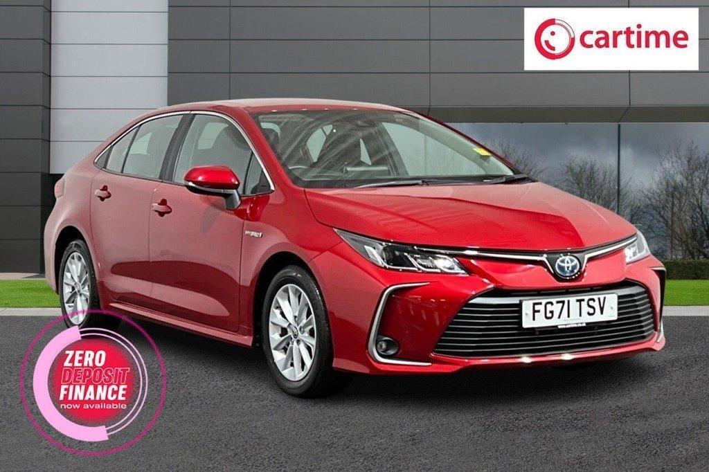 2021 71 TOYOTA COROLLA 1.8 VVT-H GPF ICON SALOON 4DR PETROL HYBRID CVT ...