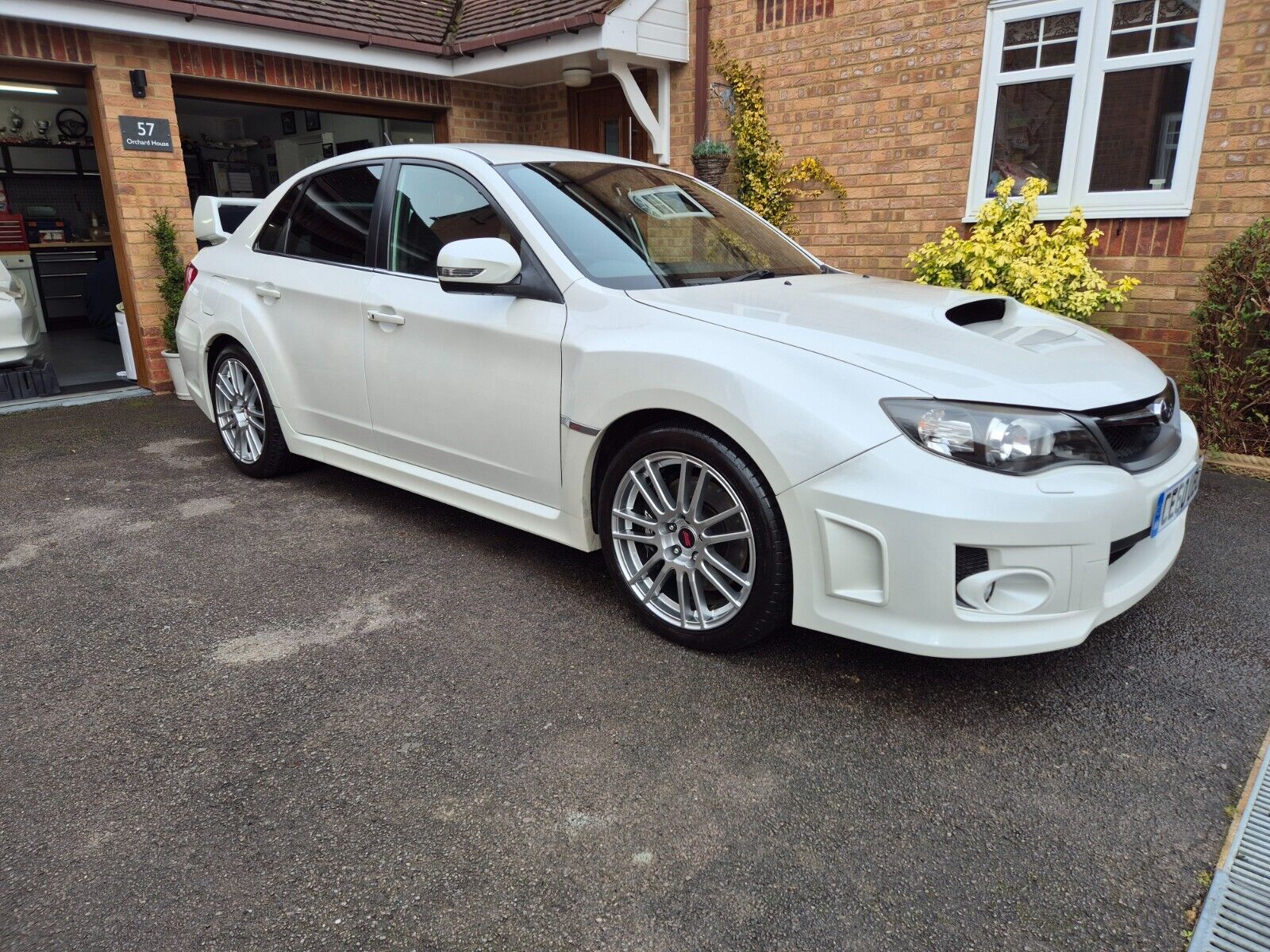 OUTSTANDING SUBARU IMPREZA WRX STI SALOON IN RARE PEARLESCENT WHITE ...