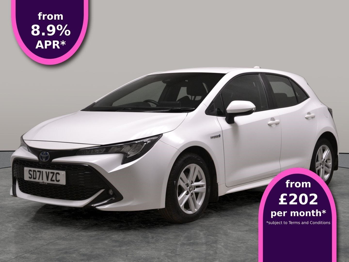 Toyota Corolla 1.8 VVT-h GPF Icon Hatchback 5dr Petrol Hybrid CVT Euro ...